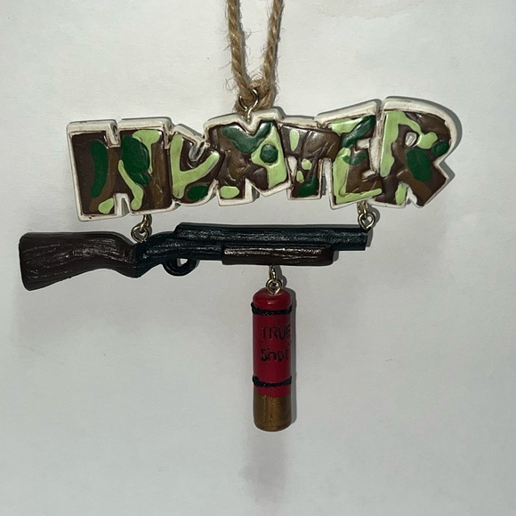 Holiday | Hunter Ornament Camouflage Rifle Shotgun Shell Christmas ...